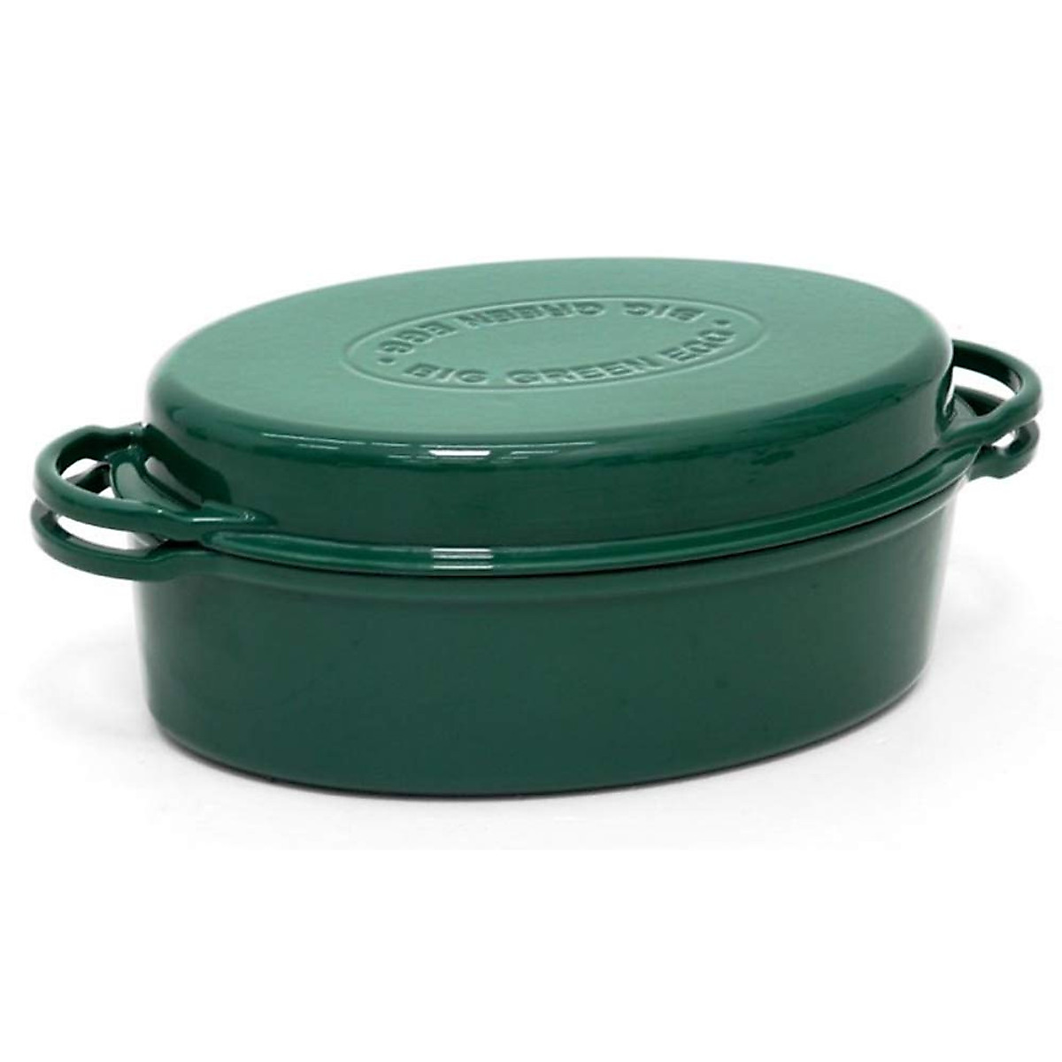 Big Green Egg Oval Enameled Cast Iron Dutch Oven