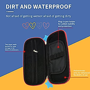 3D Cartoon Cute Pencil Case Pencil Bag Medium Portable Multifunctional Pencil Bag with Compartment boys and girls Children Teens (Green Tyrannosaurus) (023)