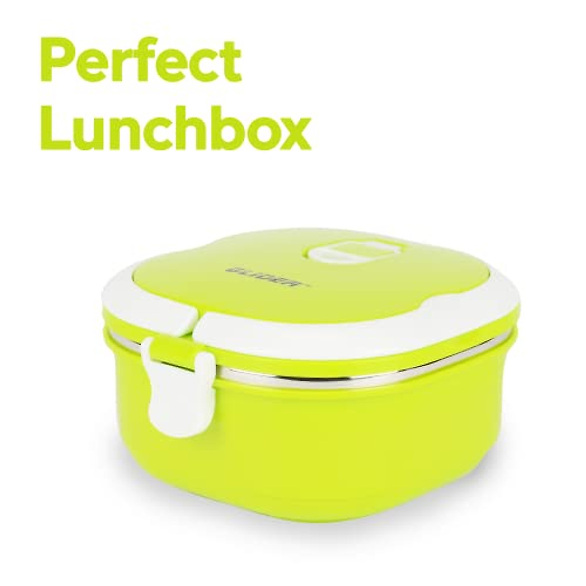 Stainless Steel Insulated Square Lunch Box for Children, Kids & Adult, Portable Picnic Storage Boxes, School Student Food Container