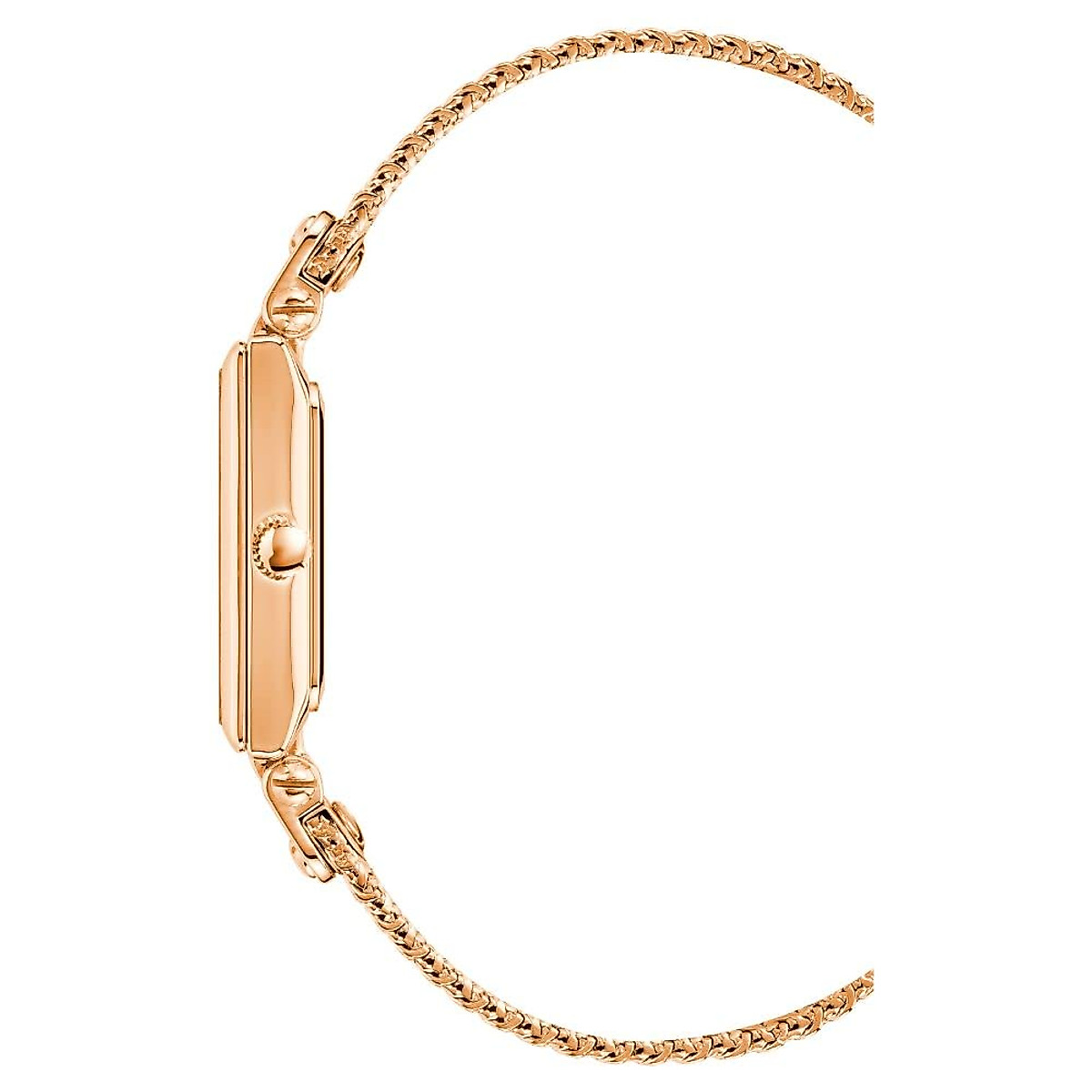 Anne Klein Women's Japanese Quartz Dress Watch with Stainless Steel Strap, Rose Gold, 12 (Model: AK/3882RGRG)