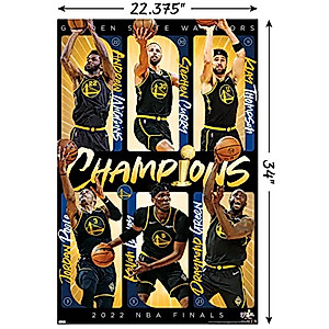 Trends International NBA Golden State Warriors - 2022 Commemorative NBA Finals Champions Wall Poster