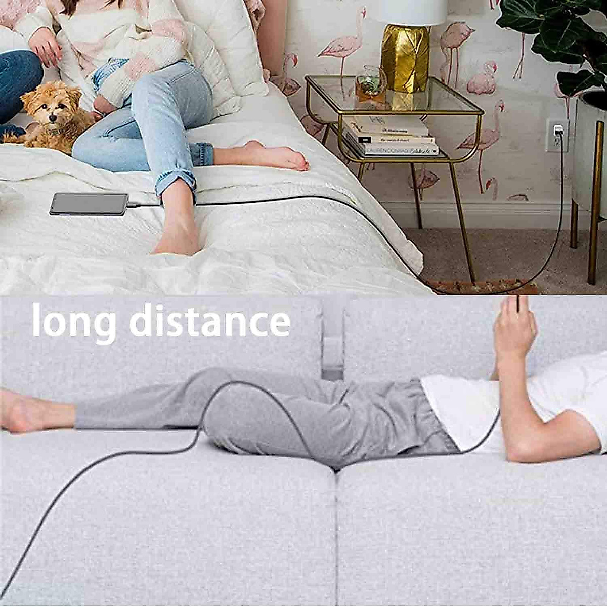 Micro USB Charger Cable 6FT 3Pack Android Charging Cord for PS4,Xbox One Controller,Amazon Echo Dot,Kindle Fire eReaders,Cameras,Samsung Galaxy S7 Edge J7 J5 Tab S2,Note 5,LG G4 G3L K40,Moto E6 E5 G4