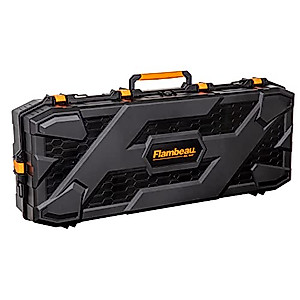 Flambeau Outdoors Formula Bow Case - Features A.B.S. Foamless Bow Security System, Free-Floats Critical Precision Components, Fits 43" Overall Length Bows, Black
