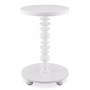 Delta Children Palmer End/Side Table, GREENGUARD Gold Certified, Bianca White