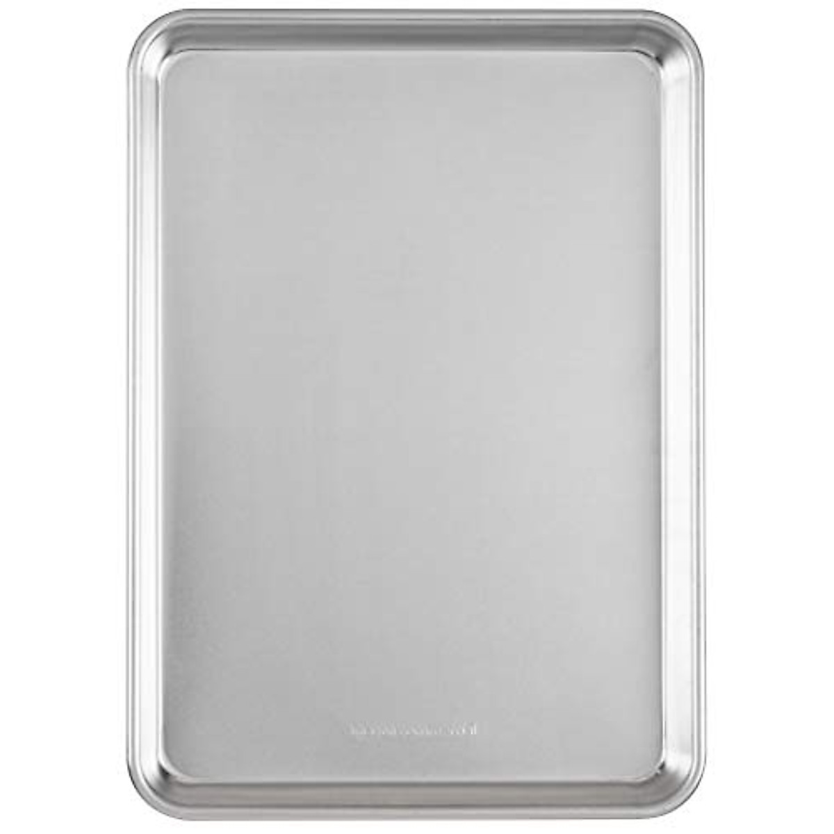 AmazonCommercial Aluminum Baking Sheet Pan, Jelly Roll Sheet, 15.1 x 10.6 Inch, Pack of 2