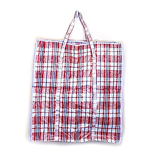 Large Tote Storage Bag Reusable Shopping Groceries Laundry Organizing Zipper Bag