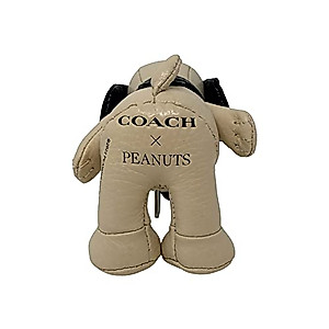 Coach X Peanuts Snoopy Pebble Leather Collectible Bag Charm Style No. CF852
