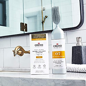 Cremo No Mix & No Mess Hair and Beard Color, Light Medium Brown, 1 Count