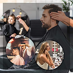 BestOffice Auto Tilt Shampoo Chair Portable Salon Chair Barber Chair with Auto Tilt Seat Back. Reclining Beauty Salon Chair Soft Armrests Metal Frame and Extra Thick Cushion, Black