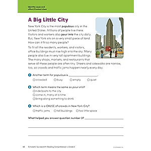 Scholastic Success with Reading Comprehension Grade 2 Workbook (Scholastic, Grade 2)