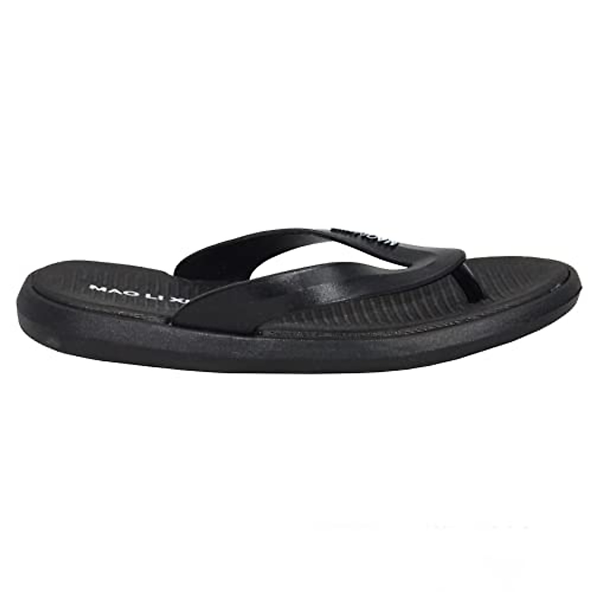Mao Li Xie Men's Beach Flip Flops Comfort Supple Home Casual Thong Sandals Outdoor (11, Black, numeric_11)