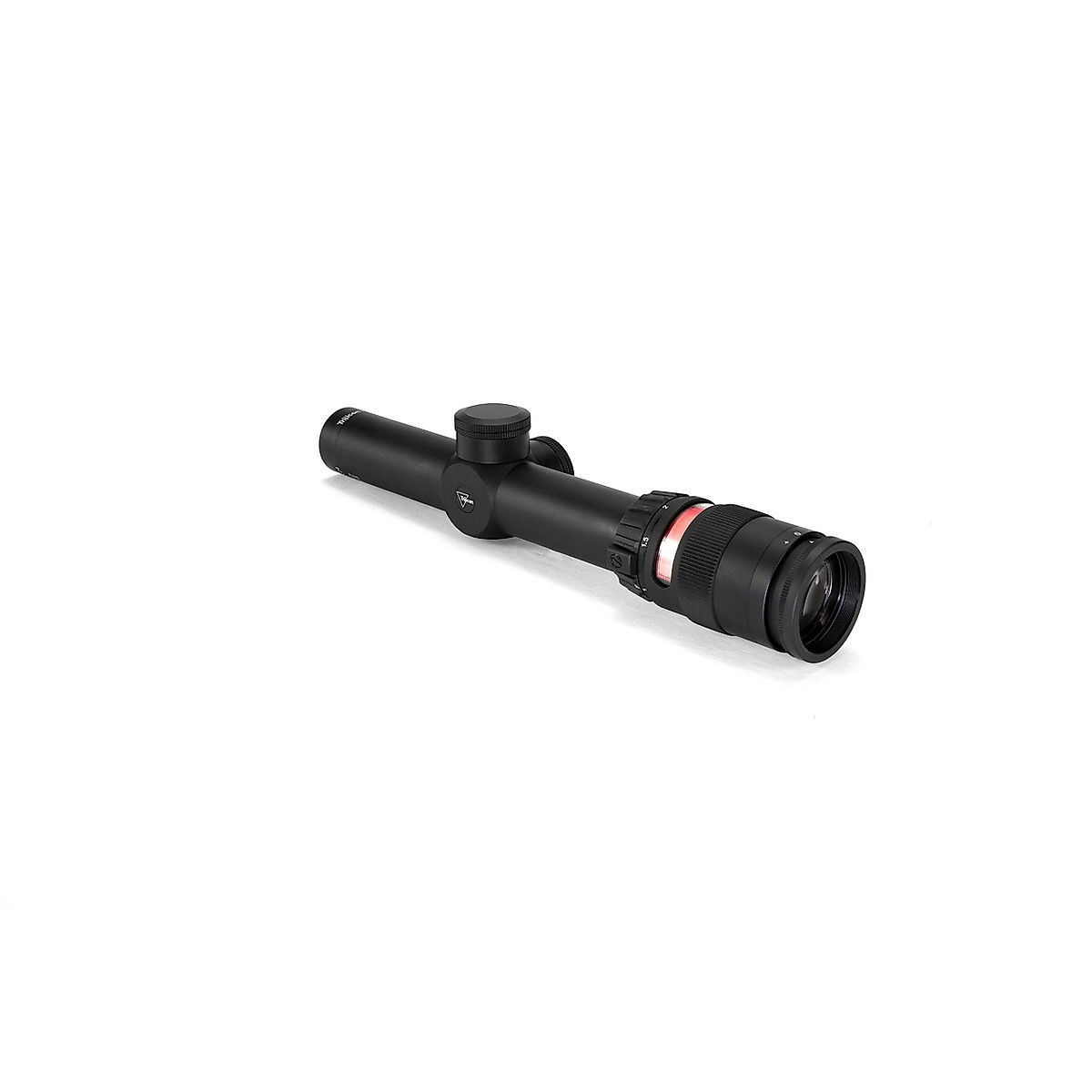 Trijicon TR24R AccuPoint 1-4x24mm Riflescope, 30mm Main Tube with BAC, Red Triangle Post Reticle, Matte Black