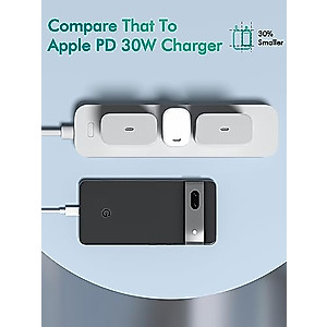 30W USB C Super Fast Charger - for Google Pixel 8/8 Pro/7/7 Pro/6,Samsung Galaxy S21/S22,Note 20,iPad Pro 12.9/11 inch,MacBook Air(6 FT Cable)