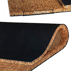 NINAMAR Door Mat Hey Y'all Natural Coir – 29.5 x 17.5 inch