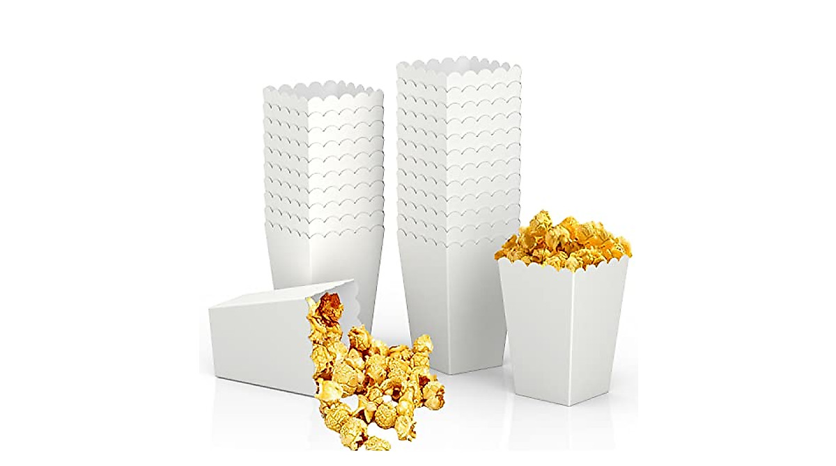 36 Pack Mini Popcorn Boxes for Movie Nights & Parties