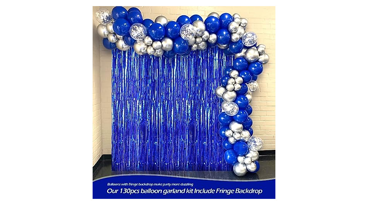 Royal Blue Balloon Arch Kit for Weddings and Celebrations