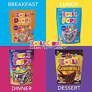 Zollipops Cherry-Pineapple Duo Pops - Sugar-Free, Allergy-Free, Vegan, KETO & Diabetic Friendly, Clean Teeth Candy, Red-Yellow - Enjoy the Dynamic Duo of Cherry and Pineapple