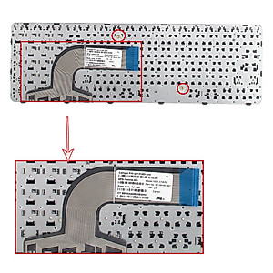 TLBTEK Replacement Keyboard with Frame Compatible with HP Pavilion 15-f 15-g 15-r 15-e 15-f387wm 15-d035dx 15-f233wm 15-f272wm 15-f010wm 15-n290nr 15-e 15-f222wm 15-f271wm US Layout