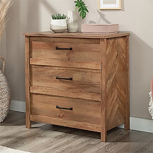 Sauder Cannery Bridge 3-Drawer Bedroom Chest in Sindoori Mango, Sindoori Mango Finish