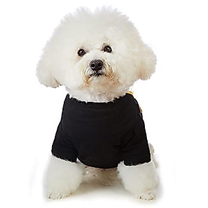 Coomour Halloween Dog Hoodies Pirate Pet Clothes Cotton Dogs Sweatersshirts for Small Medium Dogs Hooded Puppy Outfit Shirts (M)