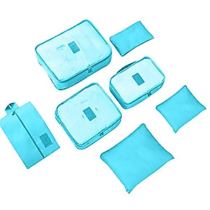 7PCS Storage Bag For Moving,Travel Packaging Bag,Large Moving Bags,Organizer Bags for Travel,Travel,Christmas Decoration,Packaging Supplies,Organizer's Handbag,Reusable And Sustainable Use (C)