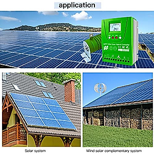 Mars Rock 2000W 12V 24V 48V 0~1000W Wind 0~1000W Solar MPPT Wind Solar Hybrid Controller Pioneer Version Charge Lithium & Lead Acid Gel Battery (12/24V Auto)