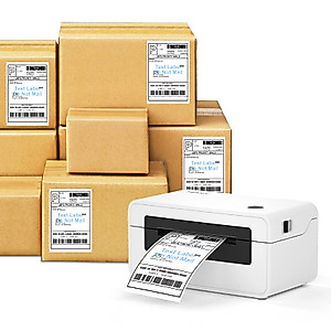 9527 Product 4x6 Direct Thermal Shipping Labels for Zebra 2844 ZP-450 ZP-500 ZP-505,Blank,450 Labels/Roll, 1" Core,Total 4 Rolls