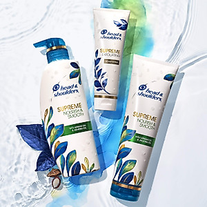 Head & Shoulders Supreme, Exfoliating Scalp Scrub Treatment, with Argan Oil and Vitamin E, 3.3 Fl Oz