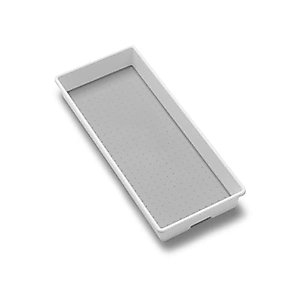 madesmart Premium Antimicrobial Classic 15 x 6 Bin, Drawer Organizer, Multi-Purpose Home Organization, EPA Certified, White