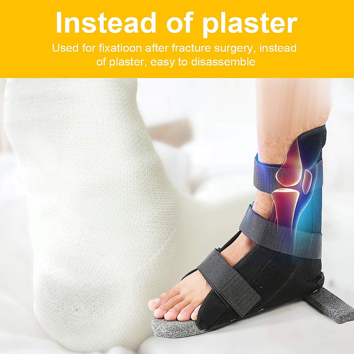 Plantar Fasciitis Night Splint, Drop Foot Support Brace Adjustable Support Brackets to Help Restore Injured Ankles And Correct Foot Eversion (2#) for ankle foot immobilizer ferula nocturna fascitis pl