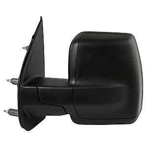 TRQ Mirror Power Black Textured Driver Side Left for Nissan NV 1500 2500 3500