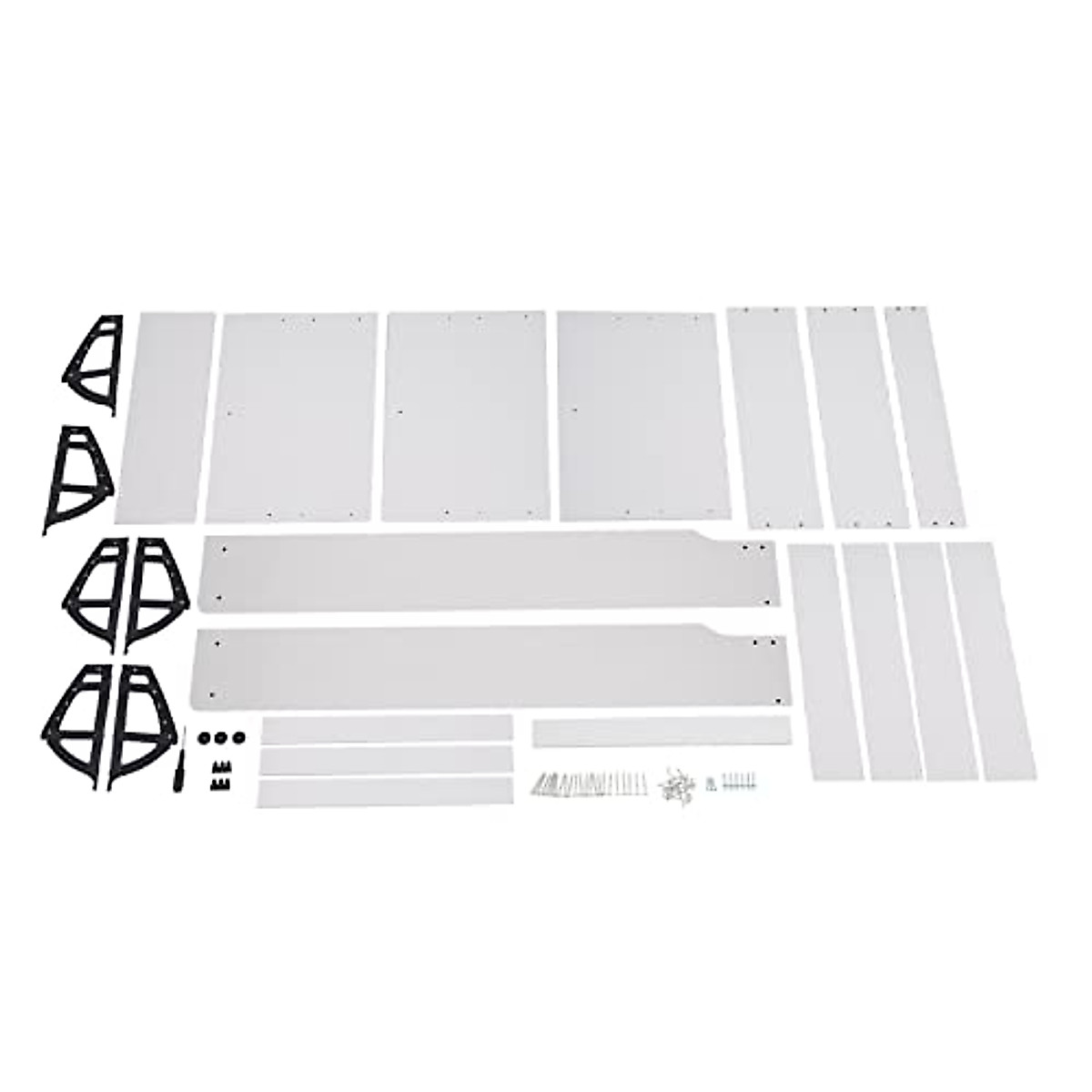 ACOSDIDES - Shoe Cabinet for Entryway, 3-Tier Modern Shoe Organizer Flip Down Shoe Rack Freestanding Shoe Rack for Entryway Hallway, Living Room, White