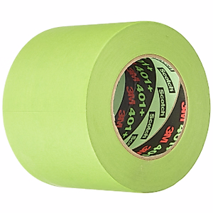 3M 233+ Masking Tape, 0.25" width x 55M length (1 roll)