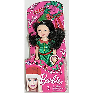 Barbie 2013 Sister Christmas Chelsea Brunette Doll Dressed as an Elf