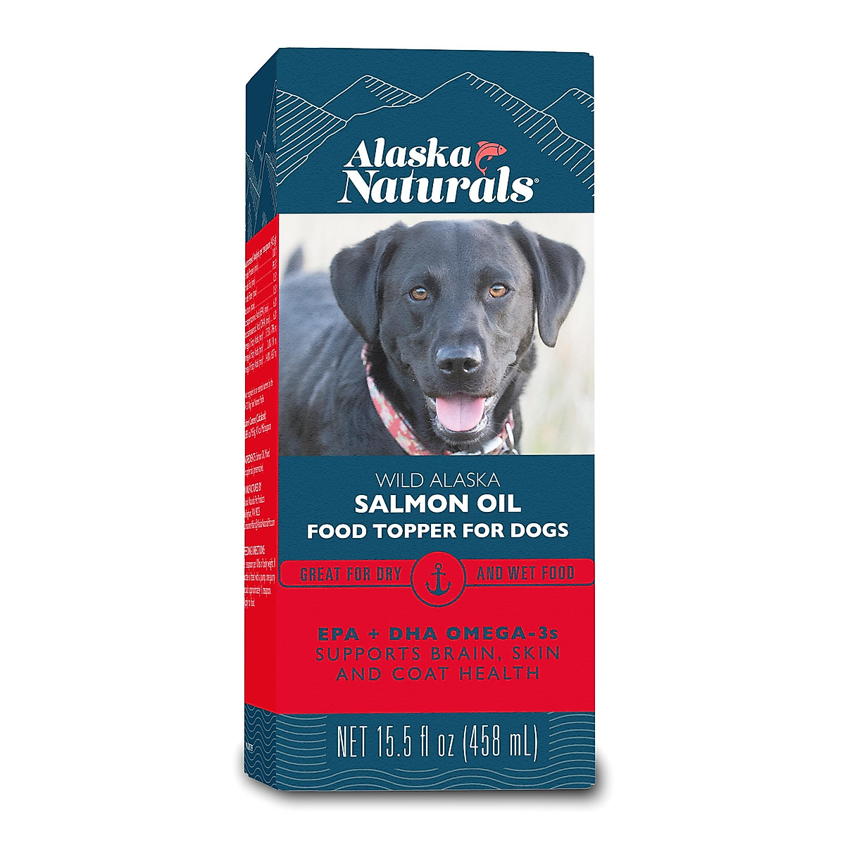 Alaska Naturals Wild Alaska Salmon Oil Food Topper for Dogs