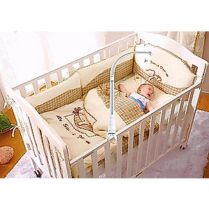 Accfore DIY 23 inches Crib Mobile Arm Nursery Mobile arm Baby Mobile Hanger, Mobile arm for Crib,The Claw Part can be Adjusted Width,DIY Toy Decoration (Crib Mobile Arm)