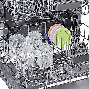 24 oz. Extra Pints with Lids, 4 Pack Replacement for Ninja Creami Deluxe Pints and Lids, Compatible with NC501 NC500 Ice Cream Maker, BPA-Free & Dishwasher Safe