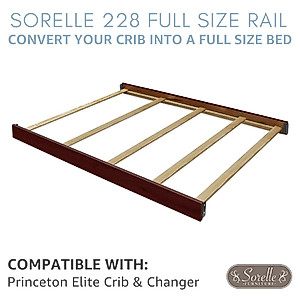Sorelle Tuscany Full Size Conversion Kit, Espresso