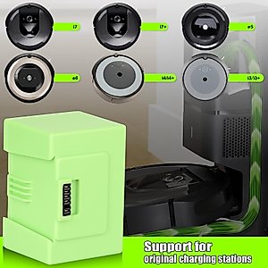 【UPGRADE】3.5Ah 14.4V Replace Battery for iRobot Roomba i7 Battery Replacement + i7 14.4Volt e/i Series J7 J7+ 7150 7550 e5 e5152 e5154 e6 i3 i3+ i4 i4+ Vacuum Cleaner irobot i7 replacement battery