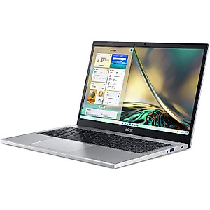 acer Aspire 3 Slim Laptop, 15.6" FHD(1920x1080) IPS Display, AMD Ryzen 3 7320U, 4 Cores Processor, 8GB LPDDR5 RAM, 512GB SSD, Webcam, Wi-Fi 6, Windows 11S, EAT Cloth