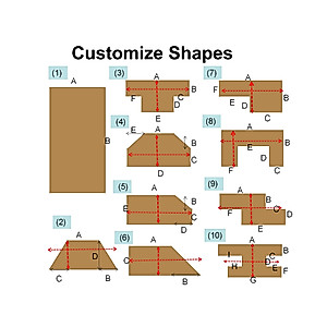 Custom Bench Cushion 72Inch, Cushion for Window Seat, Indoor/Outdoor Foam Furniture Cushion, Long Chair Seat Pad for Patio Swing Garden Sofa Piano, Optional Piping, Classic Blue 18" X 72"X 2"