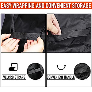 Grisun Grill Cover for Char-Griller Gravity 980 Series - Waterproof, Rip Resistant, UV Resistant Barbecue Cover for 9800, 9804 Charcoal Grill, 600D Heavy Duty Grill Cover