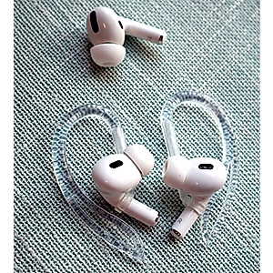 Adjustable Ear Hooks Compatible with AirPods Pro 2 2022 Release [ Anti-Slip ], 360 Degree Rotation Adjustment Earhooks Sport Holder Wings Compatible with AirPods 3 2 1 & Pro 4 Pairs Translucent