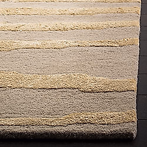 SAFAVIEH Soho Collection 2' x 3' Beige / Gold SOH519B Handmade Premium Wool Accent Rug