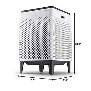 Coway Airmega 400S App-Enabled Smart Air Purifier (Covers 1,560 sq. ft.), True HEPA Air Purifier with Smart Technology, Compatible with Amazon Alexa and Google Home, White (111012)