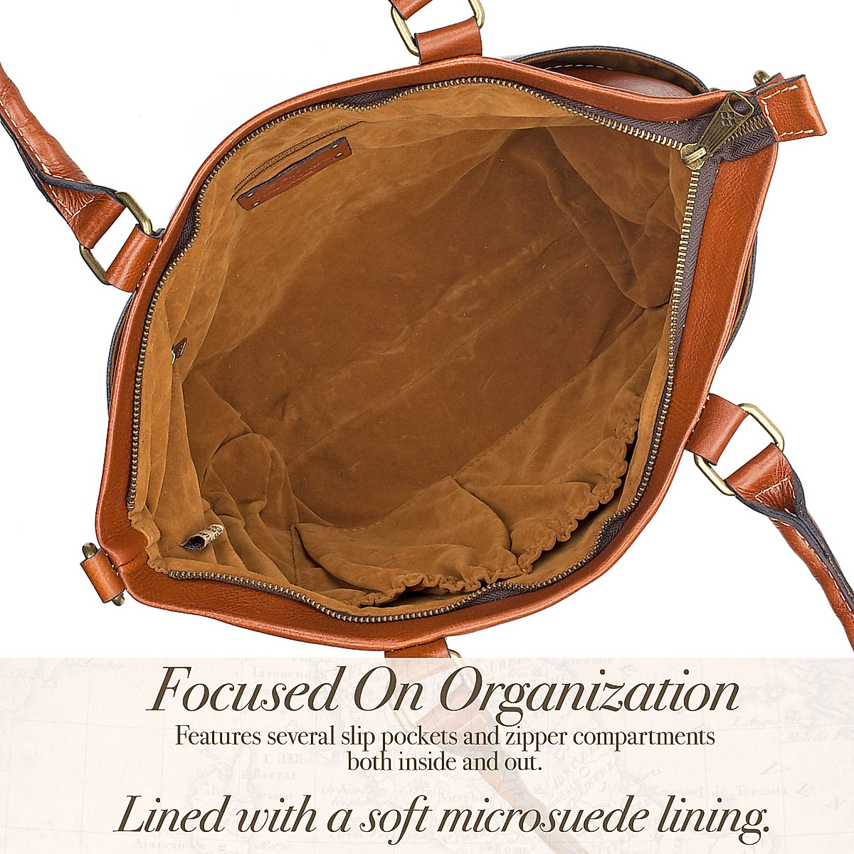 Patricia Nash Carducci Tote Purse for Women - Leather Tote Bag for Women - Designer Handbags For Women - Women Handbags - Leather Purses For Women - Leather Handbags For Women - Tan Leather Purse