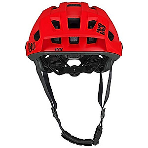 IXS Unisex Trigger AM All-Mountain Trail Protective Bike Helmet, Fluo Red, Medium/Large