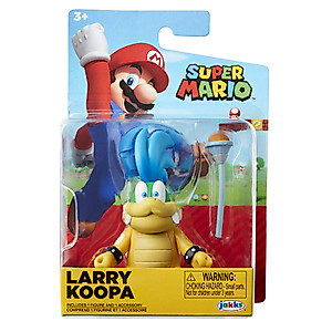 Super Mario Action Figure 2.5 Inch Larry Koopa Collectible Toy