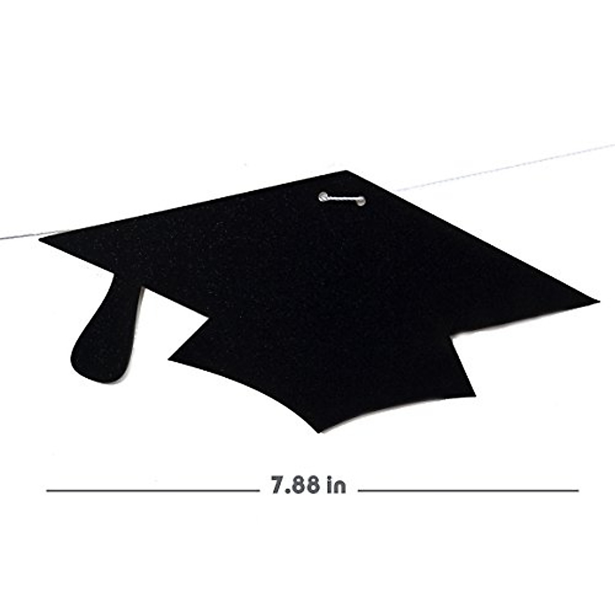 Congrats Grad Gold Glitter Banner-Graduate Party Decorations