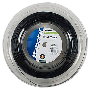 Babolat RPM Team (Black) (17g-1.25mm) Tennis String Reel (660')